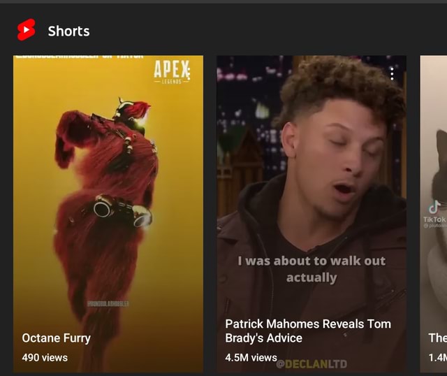 Shorts Octane Furry 490 views was about to walk out actually Patrick ...