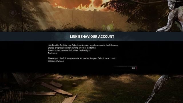 Link Dead by Daylight to a Behaviour Account to g Shared progression ...