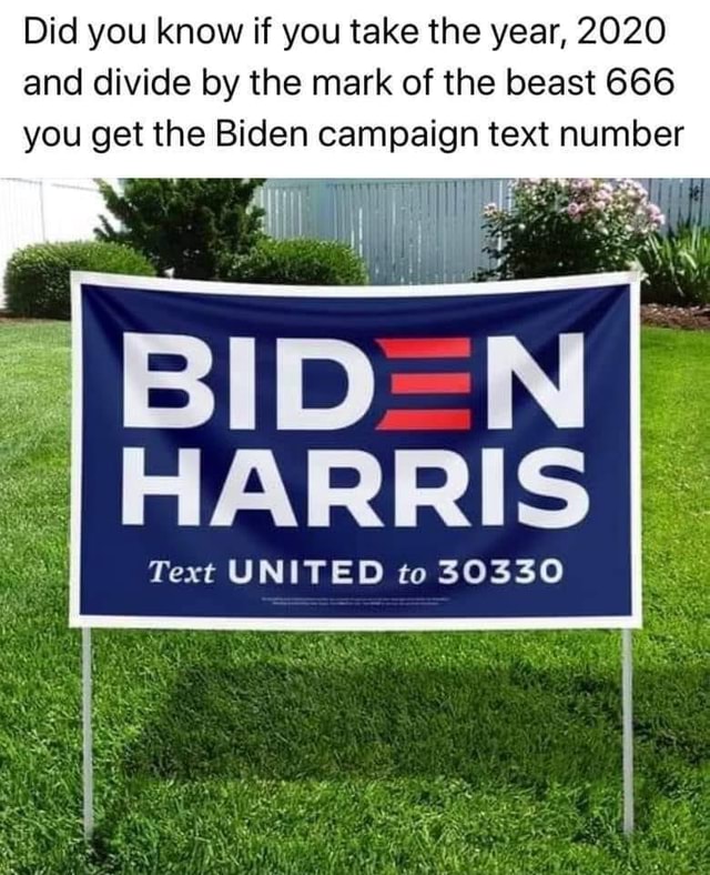 Did you know if you take the year, 2020 and divide by the mark of the ...