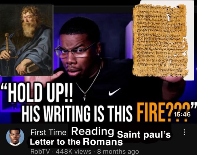 "HOLD UP! HIS WRITING IS THIS FIRE?#" First Time Reading Saint paul's ...