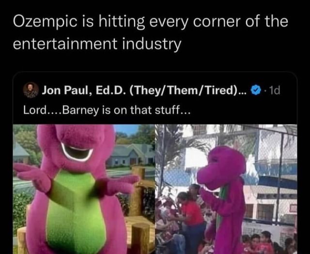 Ozempic is hitting every corner of the entertainment industry Jon Paul ...
