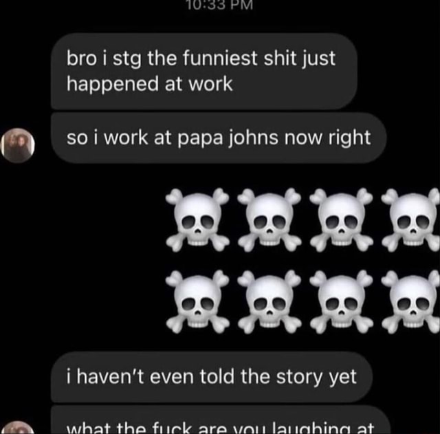 1U-55 FM bro i stg the funniest shit just happened at work so I work at ...