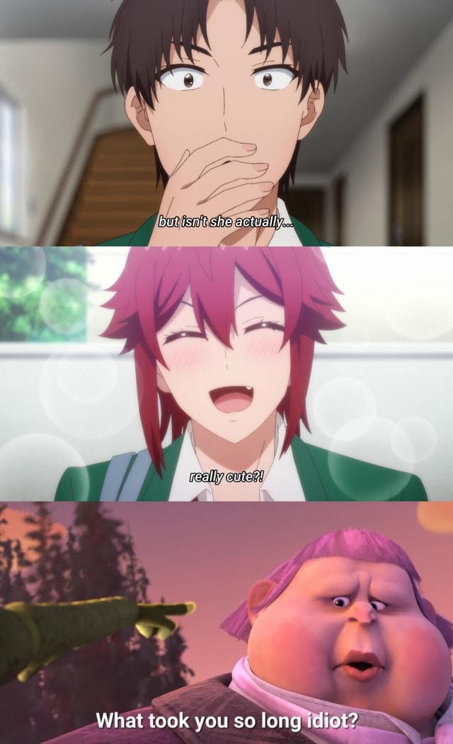 Bul isnt she actually... really cute?! What took you so long idiot? - iFunny