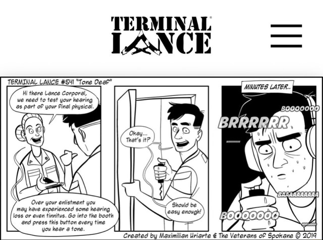 TERMINAL == LANCE TERMINAL LANCE #541 "Tone Deaf" Hi there Lance ...