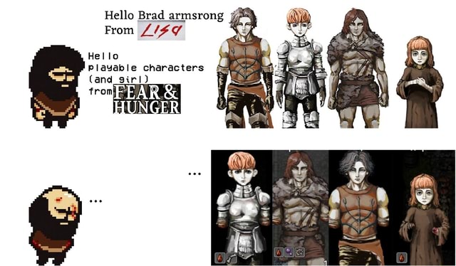 Hello Brad armsrong From Hello Playable characters (and __sirl) HUNGER ...