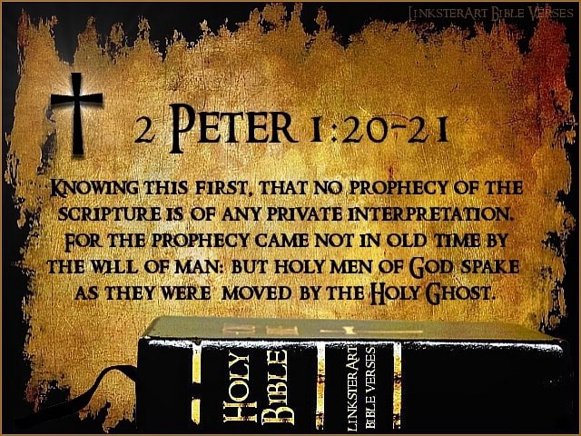KNOWING THIS FIRST, THAT NO PROPHECY OF THE: SCRIPTURE IS OF ANY ...