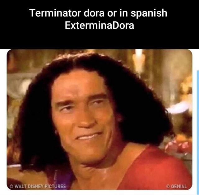 Terminator dora or in spanish ExterminaDora WALT DISNEY PICTURES GENIAL ...