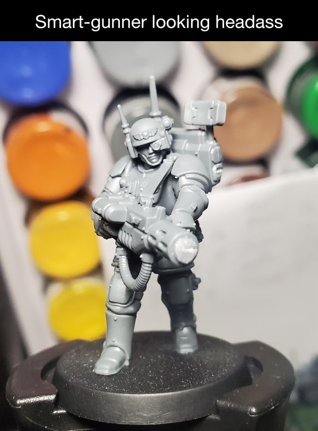 Smart-gunner looking headass - iFunny