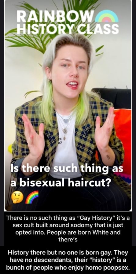RAINBOW HISTORY CLASS Is there such thing as bisexual haircut? There is ...