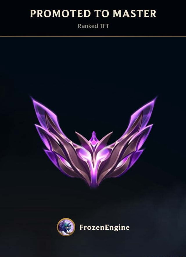 PROMOTED TO MASTER Ranked TFT @ FrozenEngine - iFunny