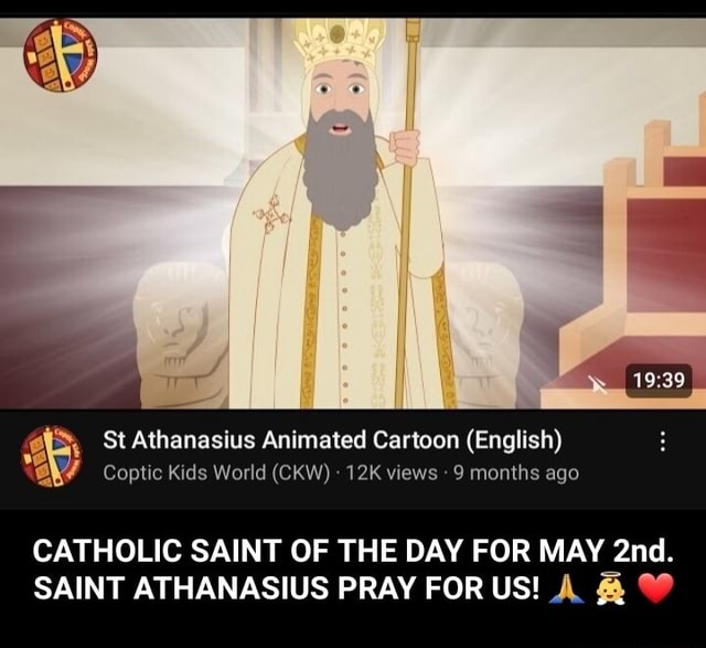 St Athanasius Animated Cartoon (English) Coptic Kids World (CKW) views ...