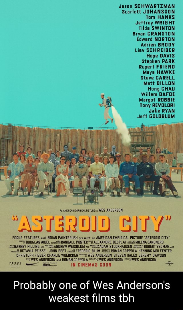 Jason SCHWARTZMAN Scarlett JOHANSSON Tom HANKS Jeffrey WRIGHT Tilda ...