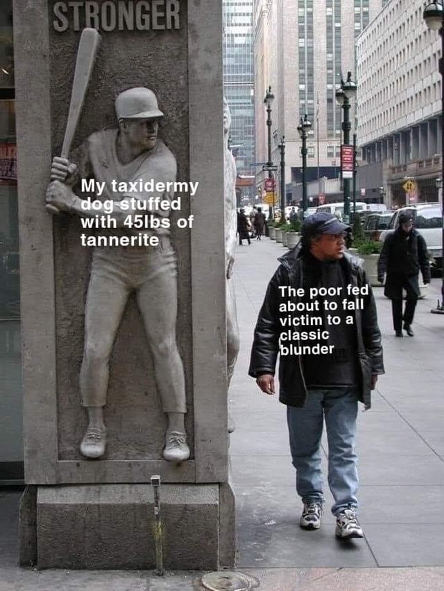 SS My taxidermy dog stuffed ge I with 45Ibs of tannerite The poor fed ...