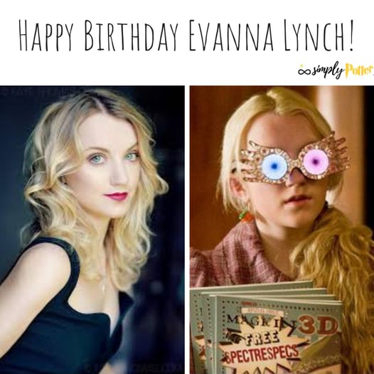 Happy birthday to Evanna Lynch (Luna Lovegood)! 🎉 - HAPPY BIRTHDAY ...