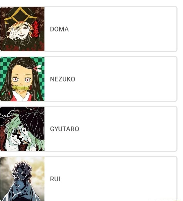 DOMA NEZUKO GYUTARO RUI - iFunny