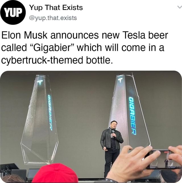 Elon Musk announces new Tesla beer called "Gigabier" which will come ...