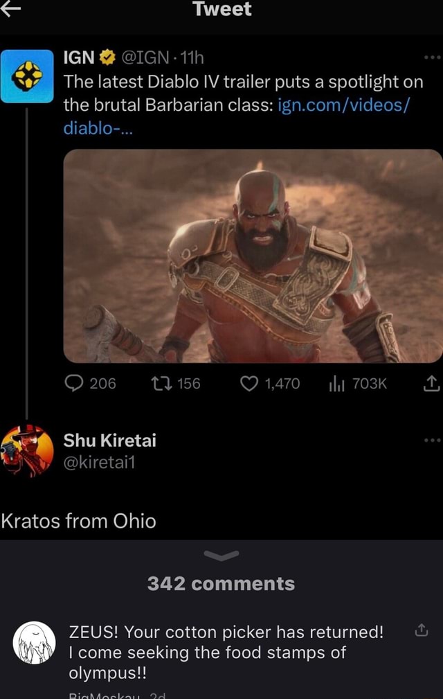 Tweet The latest Diablo IV trailer puts a spotlight on IGN @IGN the ...