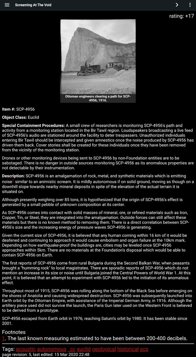 Object Class: Euclid Special Containment Procedures: A small crew of ...