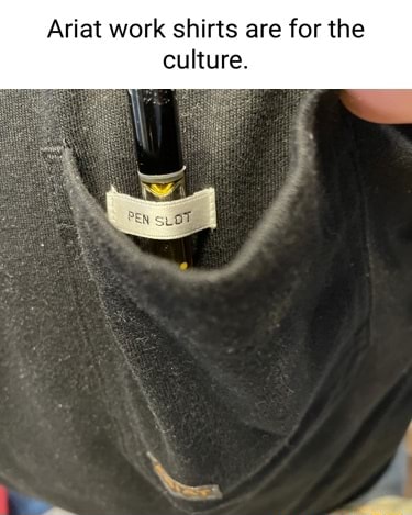 Ariat work shirts are for the culture, - iFunny