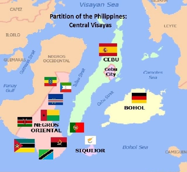 Partition of the Philippines - Central Visayas Region / Region Vll ...