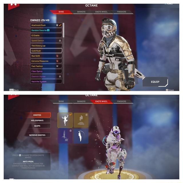 OCTANE BANNERS OWNED Arachnoid Rush ev Random Favorite ElDiablo eed De ...