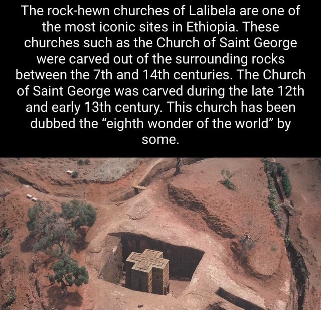 The rock-hewn churches of Lalibela are one of the most iconic sites in ...