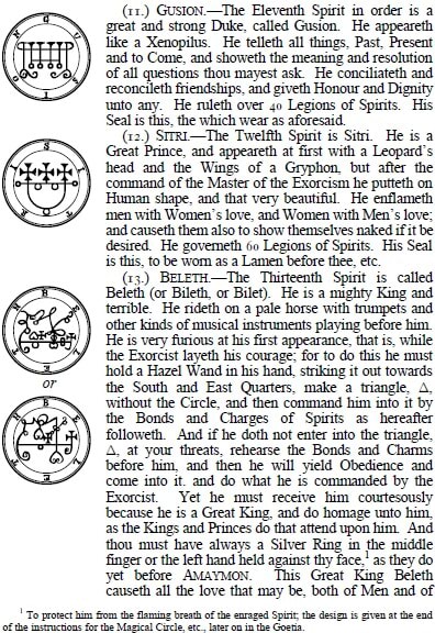 GusION-The Eleventh Spirit in order is a great and strong Duke, called ...