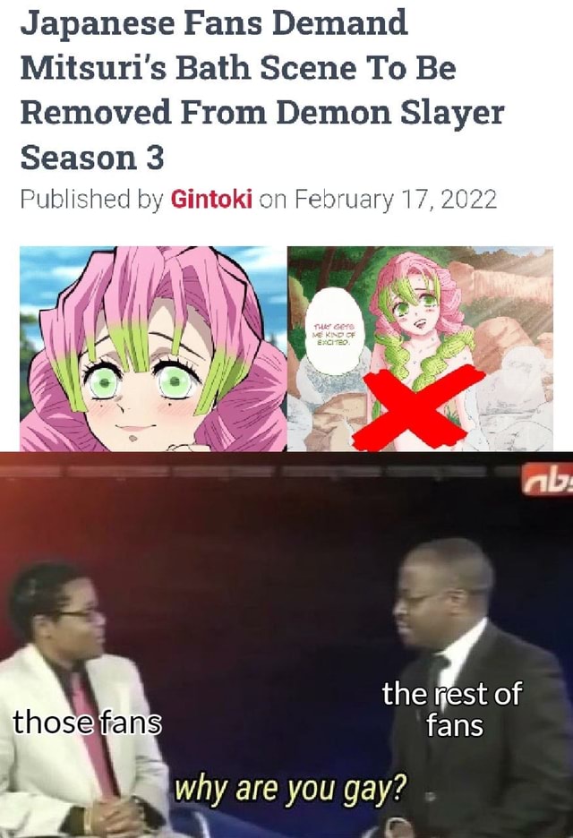 Japanese Fans Demand Mitsuri's Bath Scene To Be Removed From Demon ...