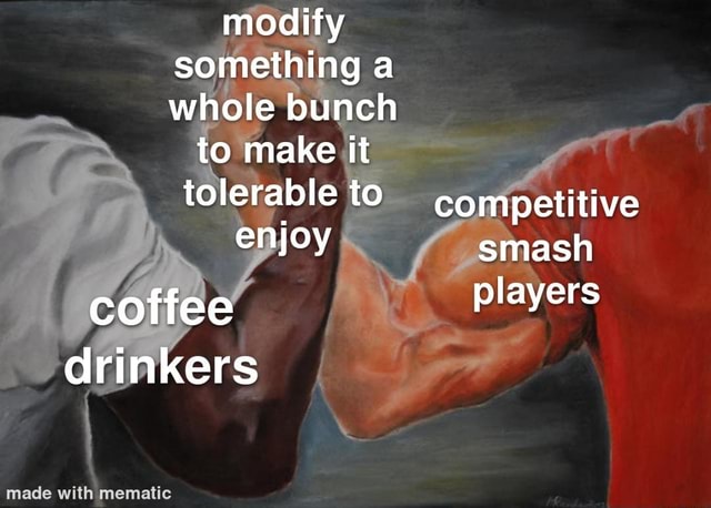 Modify something a whole bunch to make it tolerable to competitive ...