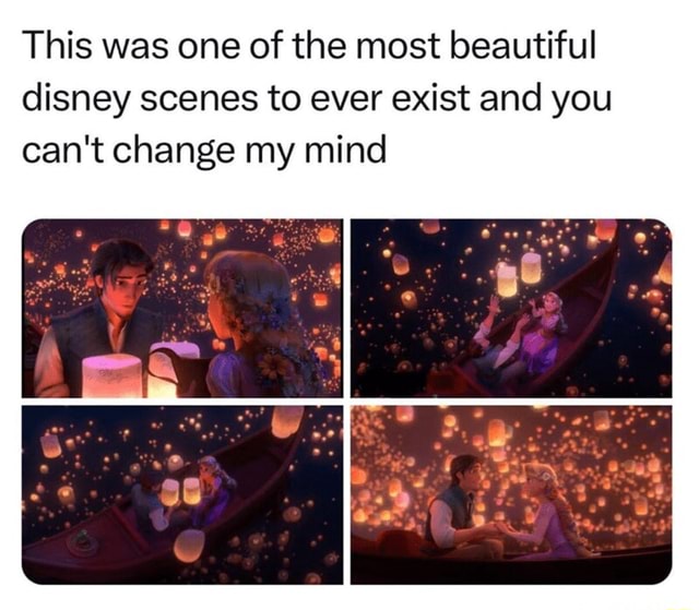 This was one of the most beautiful disney scenes to ever exist and you ...
