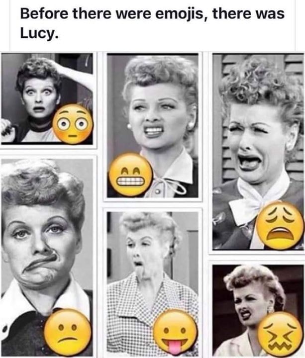 Lucy must have chickens... 😏 😆 - Before there were emojis, there was ...