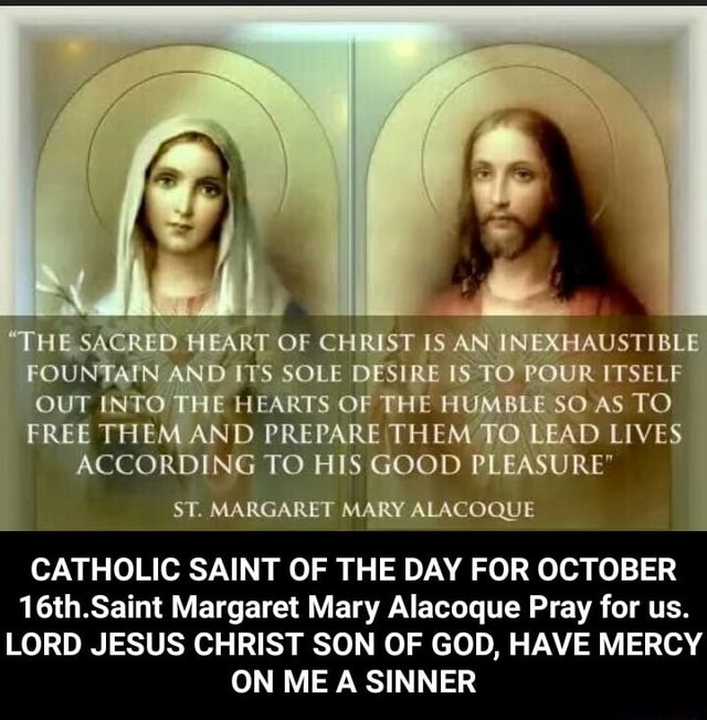 "THE SACRED HEART OF CHRIST IS AN INEXHAUSTIBLE FOUNTAIN AND ITS SOLE ...