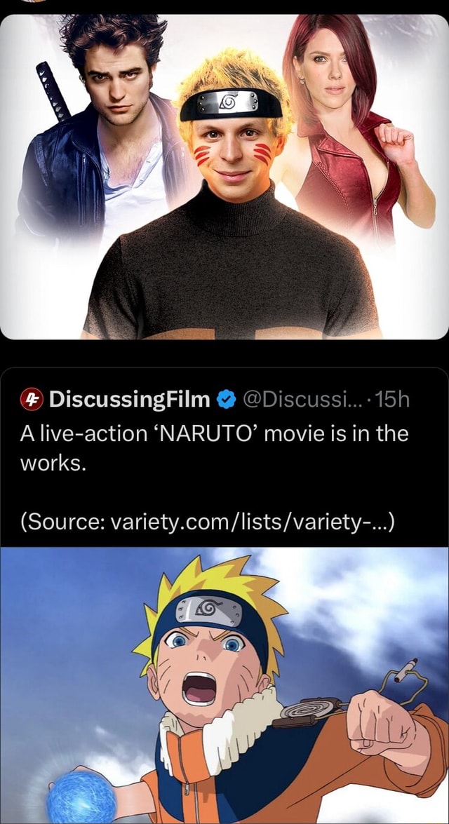 DiscussingFilm @Discussi...-15h A live-action 'NARUTO' movie is in the ...