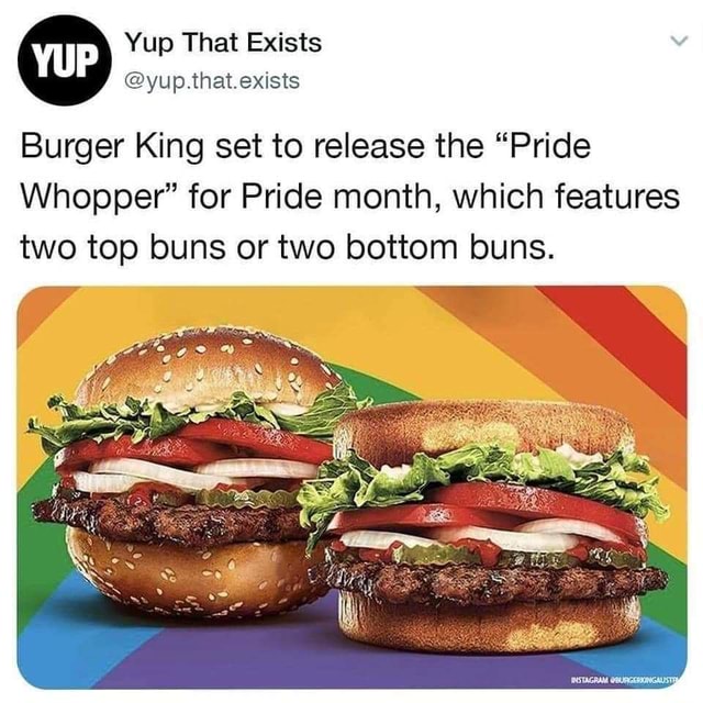 Burger King set to release the "Pride Whopper" for Pride month, which ...