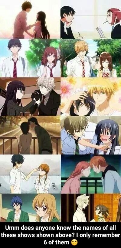 Umm does anyone know lhe names of all these shows shown above? I only ...