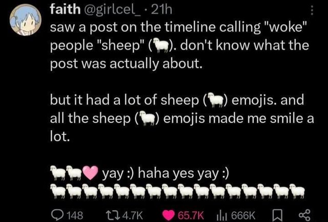 Faith rule - faith rule faith @girlcel_- saw a post on the timeline ...