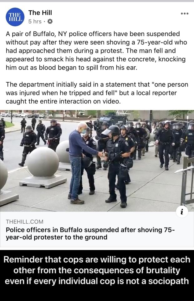 A Pair Of Buffalo Ny Police Officers Have Been Suspended Without Pay