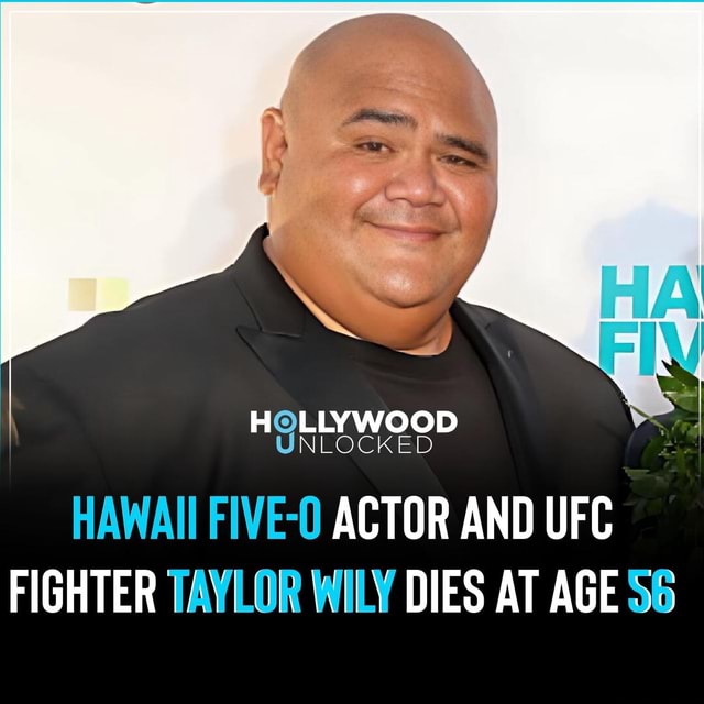 HOLLYWOOD UNLOCKE HAWAII FIVE-0 ACTOR AND UFC FIGHTER TAYLOR WILY DIES ...