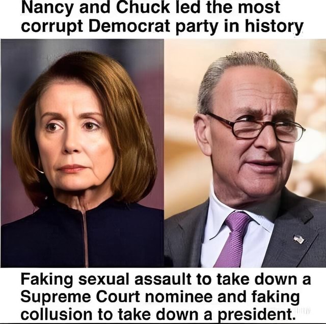 MOS corrupt Democrat party in history Faking sexual assault to take ...