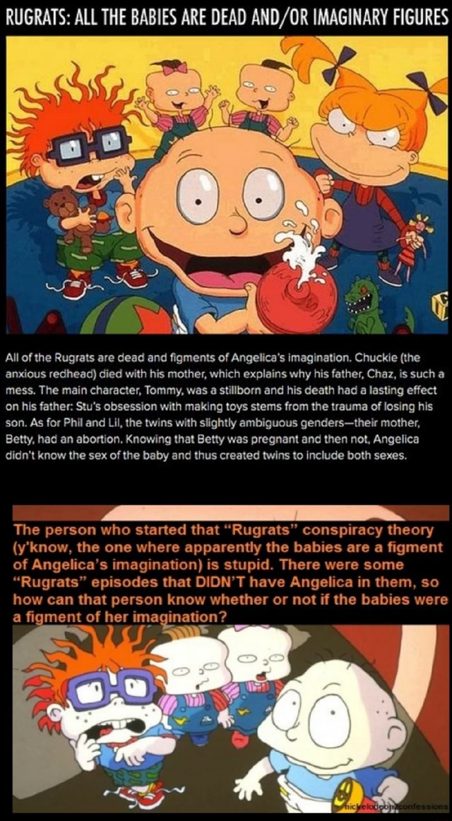 RUGRATS: ALL THE BABIES ARE DEAD IMAGINARY FIGURES All of the Rugrats ...