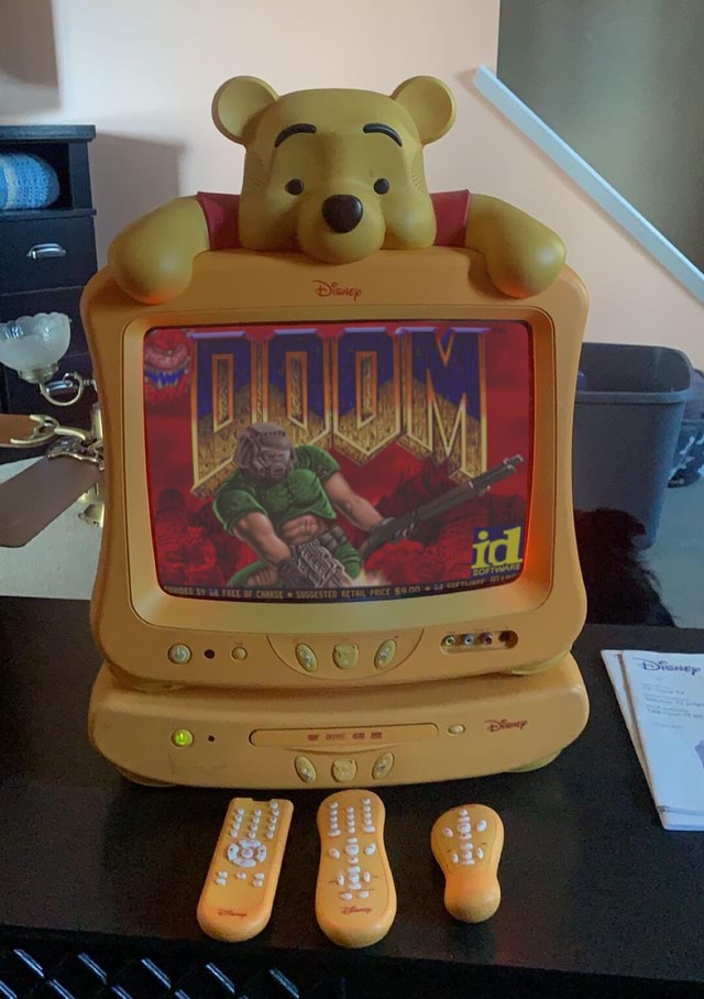 DOOM on a Disney television?! - iFunny