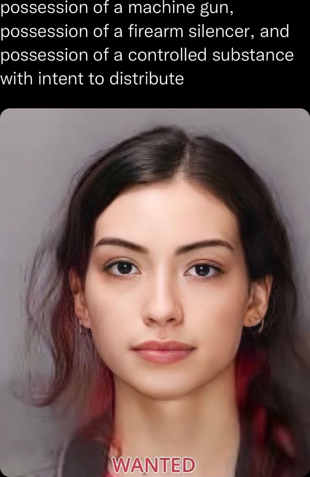 Possession of a machine gun, possession of a firearm silencer, and ...