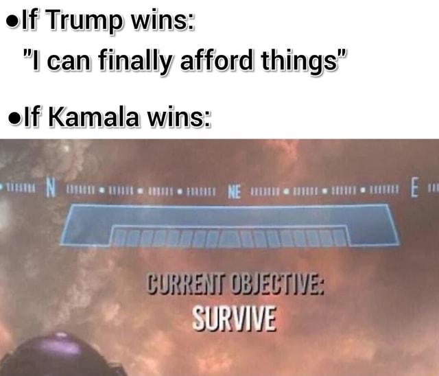 Elf Trump wins: I can finally afford things" elf Kamala wins: u NE pie ...