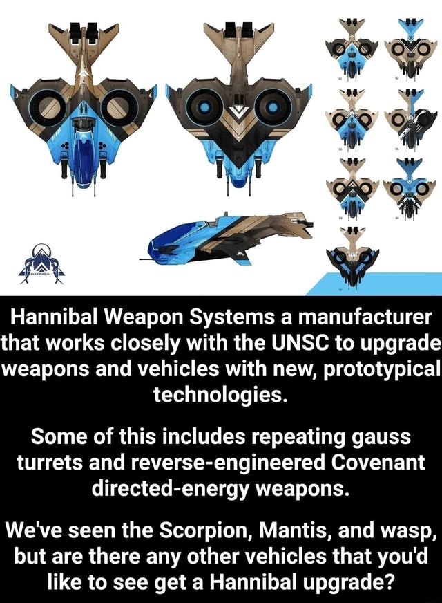 Hannibal Weapon Systems a manufacturer that works closely with the UNSC ...