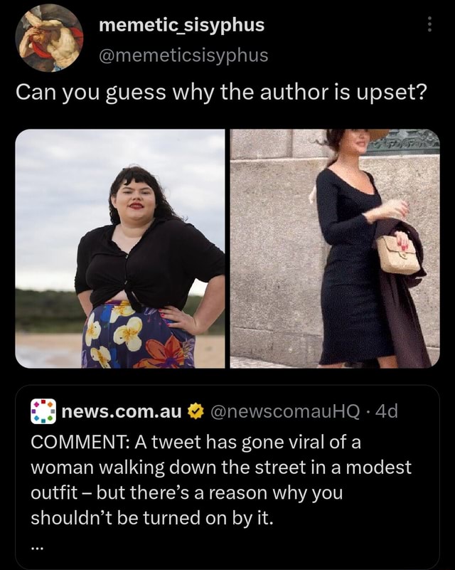 Memetic_sisyphus @memeticsisyphus Can you guess why the author is upset? news.com.au ...