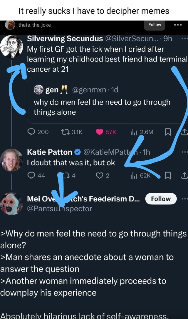 It really sucks I have to decipher memes thats_the_joke Follow ...