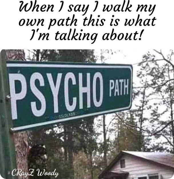 When say walk my own path this is what I'm talking about! Ray 2 Wheecly ...