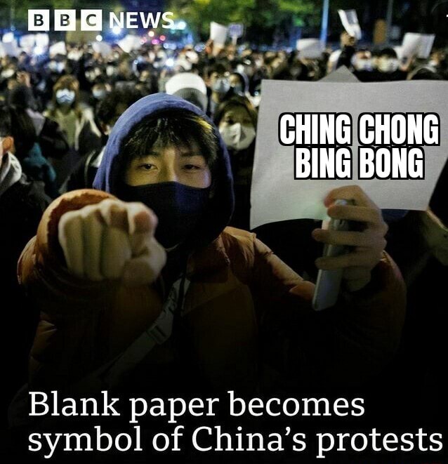 . YEW CHING CHONG BING BONG Blank paper becomes symbol of China's ...