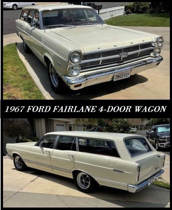 1967 FORD FAIRLANE 4-DOOR WAGON - America’s best pics and videos
