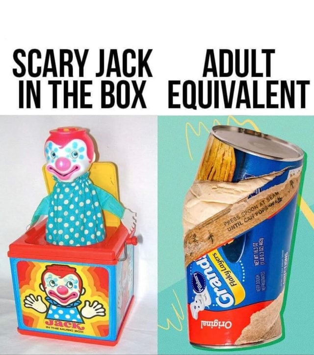 SCARY JACK ADULT INTHE BOX EQUIVALENT - iFunny